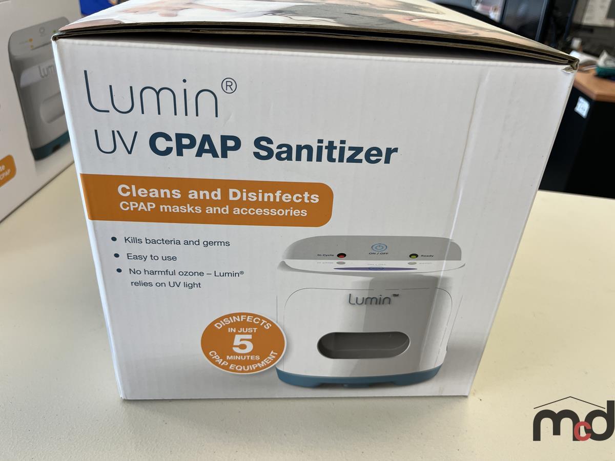 Box of Lumin UV CPAP Mask and Accessories Sanitizer